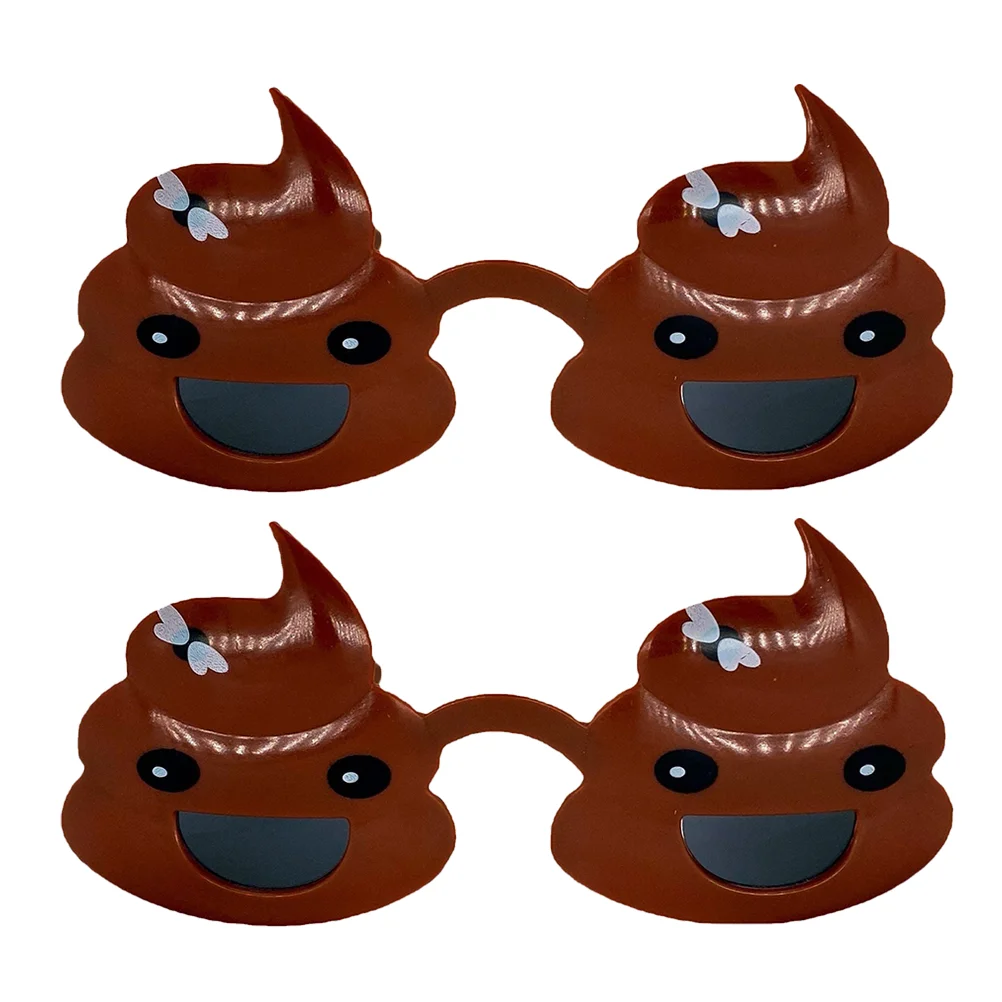 2Pcs Poop Eyeglasses Funny Photo Props Party Favors Garbage Truck ...