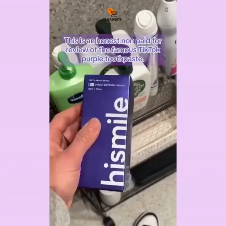 Original Hismile v34 Teeth Color Corrector - Purple Teeth Whitening ...