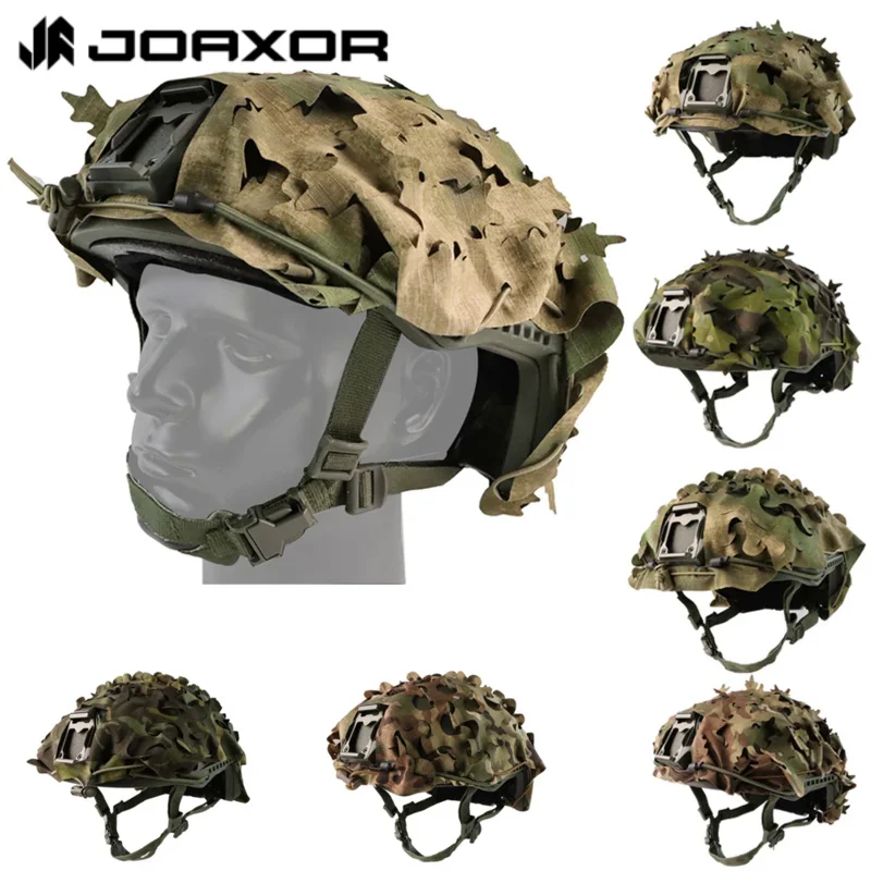 JOAXOR-Tactical-Helmet-Cover-Breathable-Mesh-Camo-Camouflage-Helmet ...