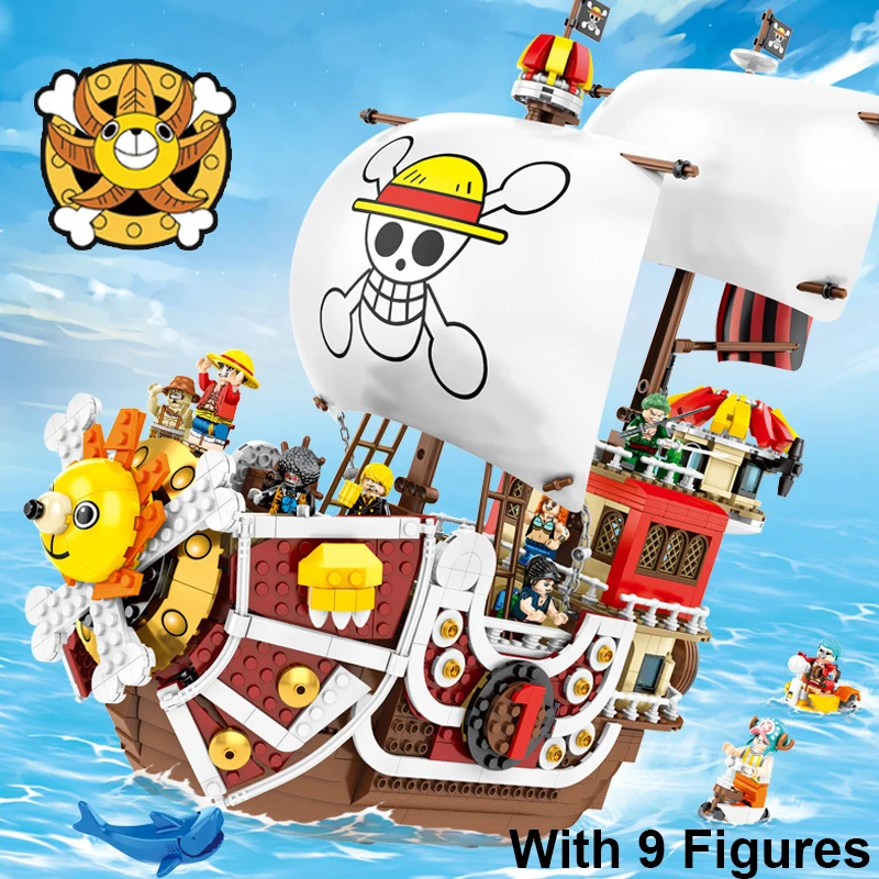 ONE MOC PIECE Anime Pirates Ship Thousand Sunny Going Merry Luffy ...