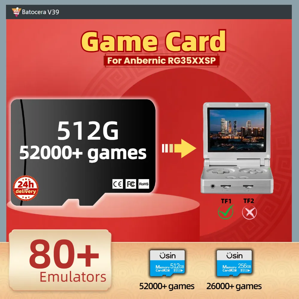 Game-Card-For-Anbernic-RG35XXSP-Classic-Retro-PSP-PS1-GBC-Playstation-Games-Portable-Handheld ...