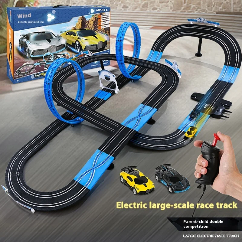 Sonic-Storm-Track-Car-Toy-Electric-Runway-Two-Person-Athletic-Remote ...