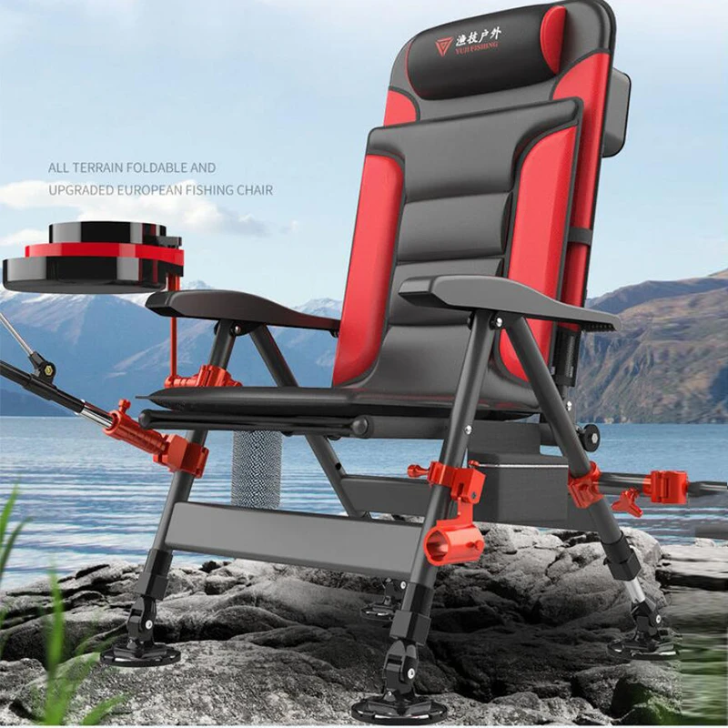 Lightweight Folding Stool Chair Fishing | Silla Plegable Negra Sillas ...