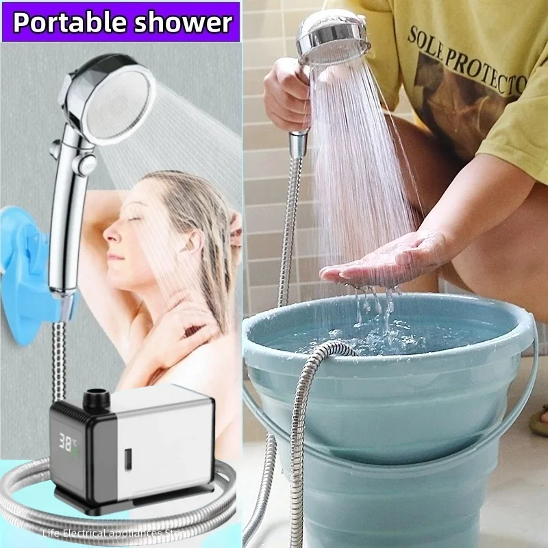 Portable-Shower-Electric-Bathing-Water-Pump-Brushless-Temperature ...