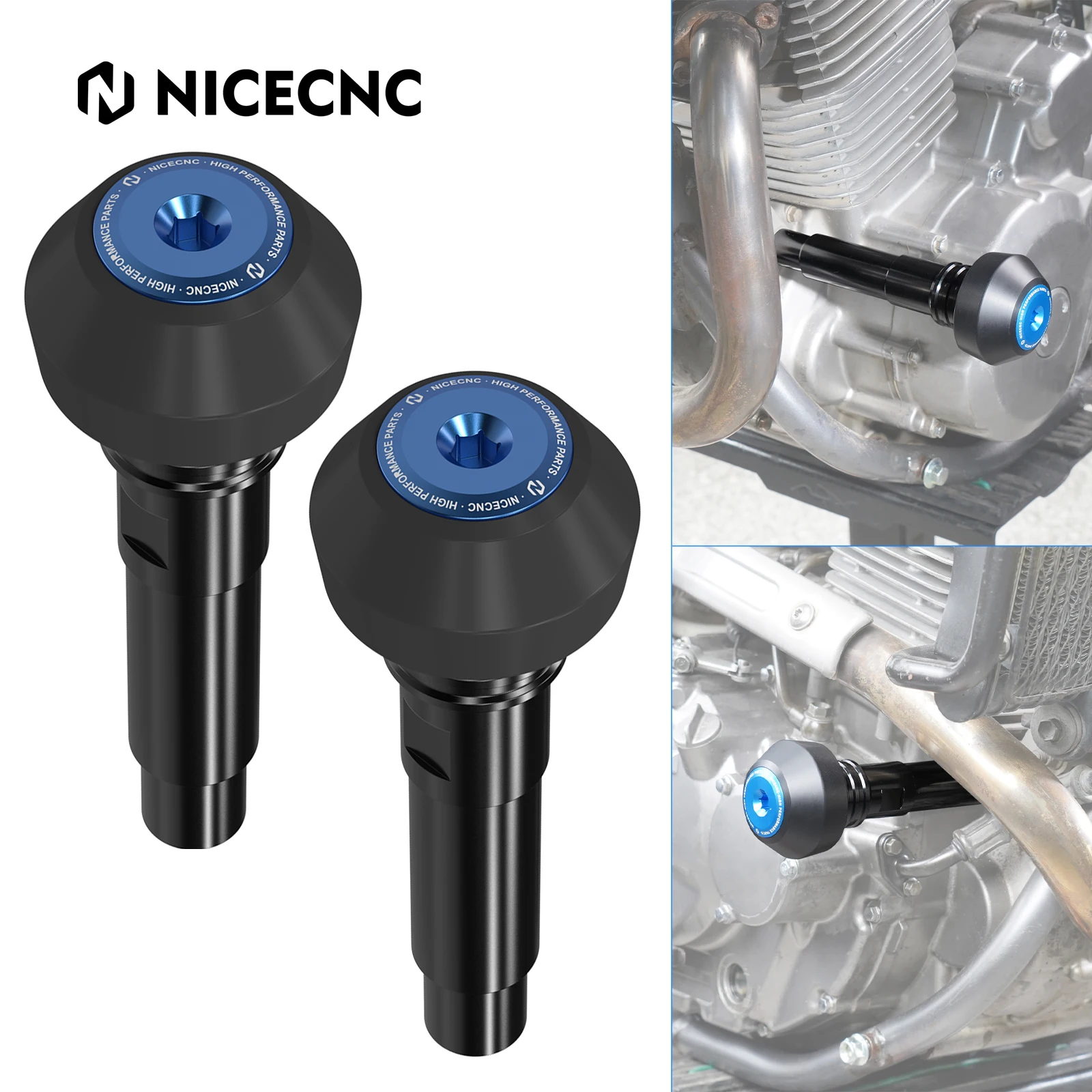 Motorcycle Falling Protectors Engine Frame Sliders for Suzuki DR650 DR ...