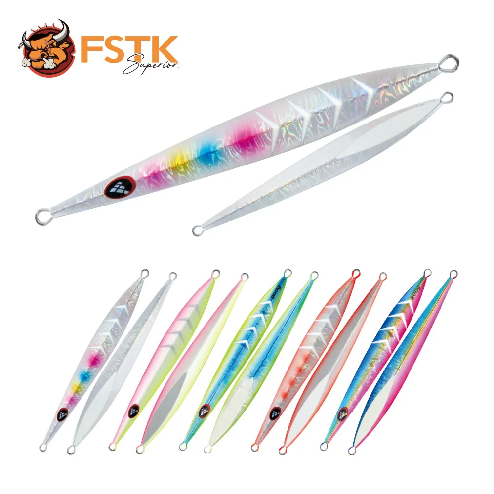 FSTK-NEW-sea-fishing-fast-sinking-JIG-150g-200g-250g-Deep-Sea-Metal-Jig ...