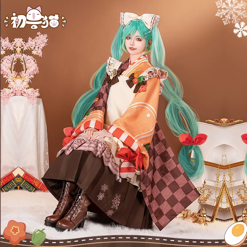 Snow-Hatsune-Miku-cos-costume-little-raccoon-cartoon-girl-anime-short ...