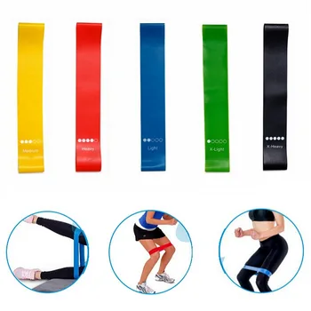 TPE Resistance Bands Fitness Set Rubber Loop Bands Strength Training ...