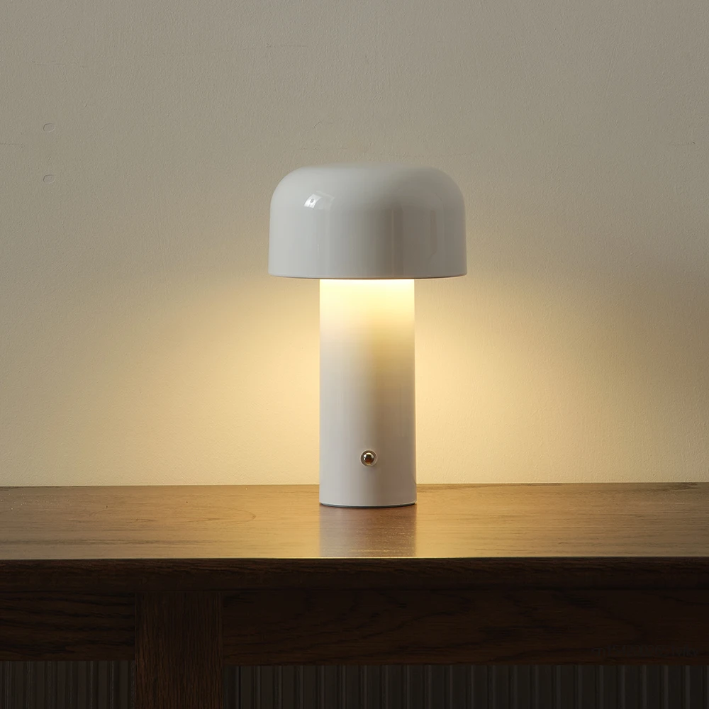 Mushroom-lamp-LED-Type-C-rechargeable-Table-lamp-for-bedroom-PC-desktop ...