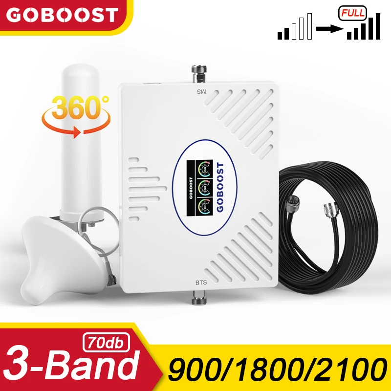 GOBOOST LTE 셀룰러 증폭기 GSM 신호 부스터 WCDMA 모바일 리피터 2G 3G 4G 안테나 신호 증폭기 ...