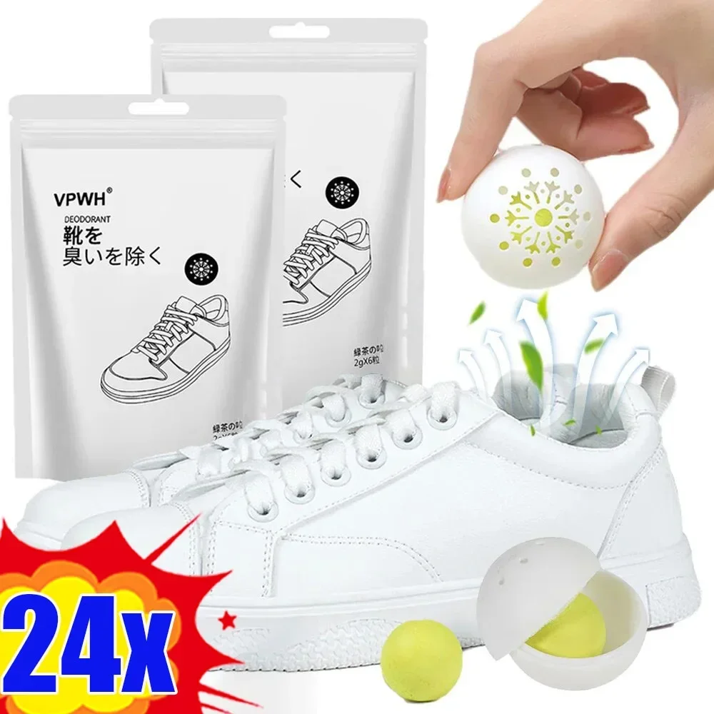 24-1Pcs-Shoes-Deodorant-Balls-Freshener-Shoes-Tea-Fragrance-Essential ...