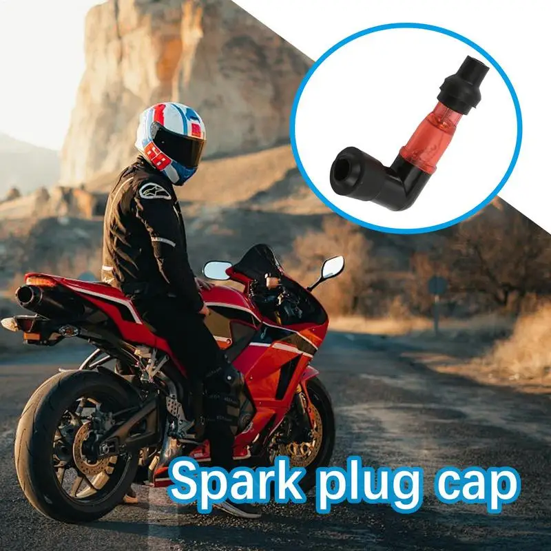 1PC Motorcycle Flash Spark Plug Cap Universal Motorcycle Ignition Spark ...