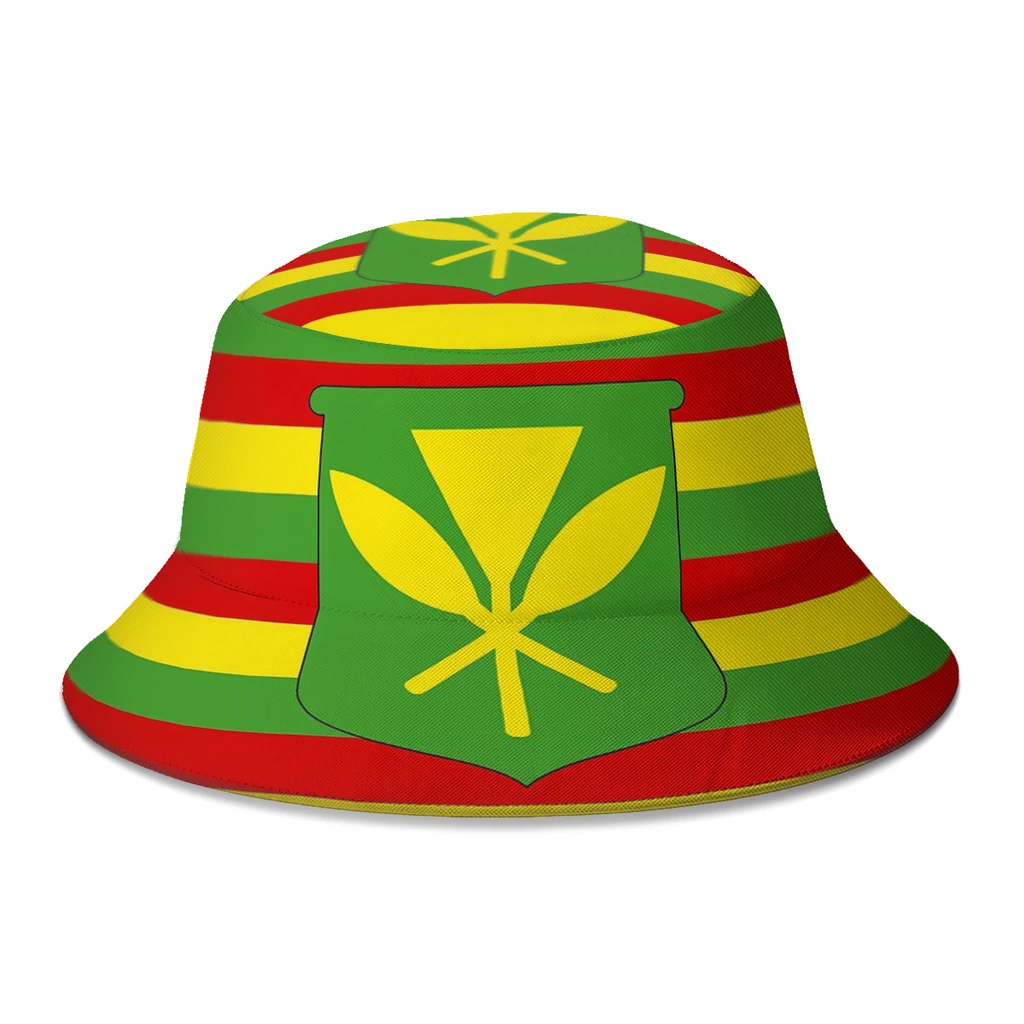 Kanaka-Maoli-Native-Hawaiian-National-Flag-Bucket-Hat-For-Women-Men ...