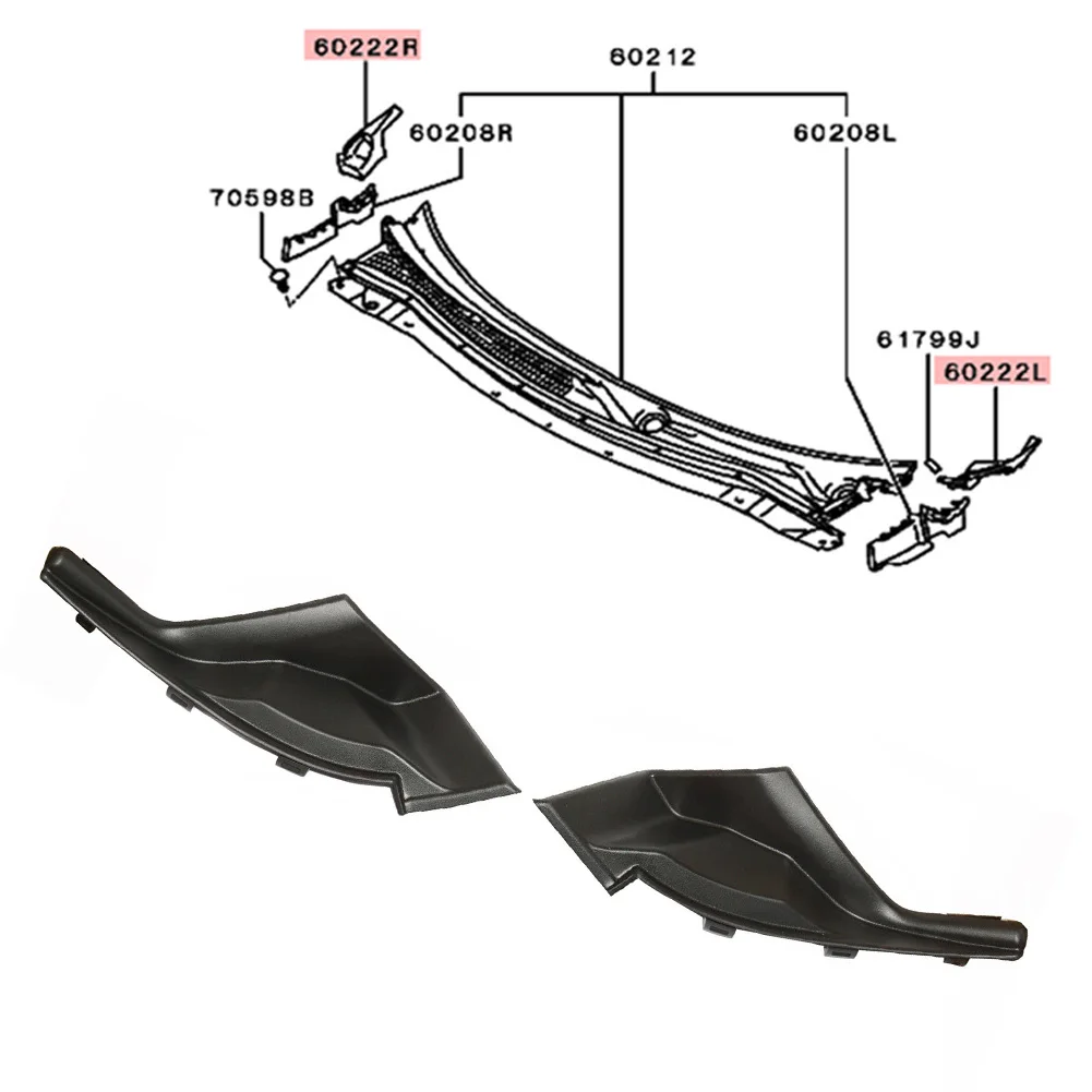 For-Mitsubishi-Outlander-2013-2021-Car-Front-Windshield-Wrap-Corner ...