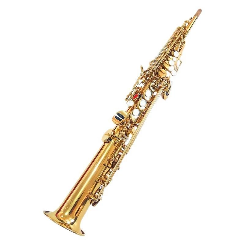 Bb Flat Saxophone Integrated Brass Straight Saxophone Professional High ...