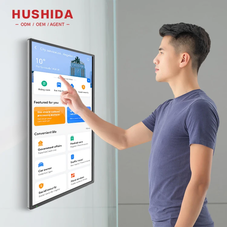 Infrared-capacitive-1080P-4K-touch-screen-panel-32-42-50-55-65-inch ...