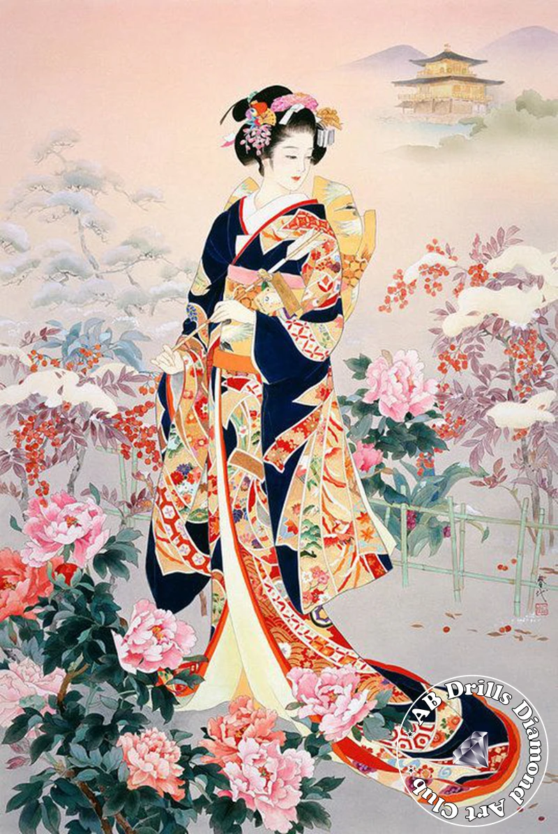 Traditional Japanese Geisha Art