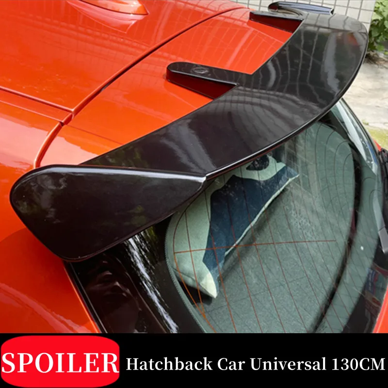 Universal-Black-Carbon-Spoiler-Wings-para-carro-SUV-Hatchback-Exterior ...