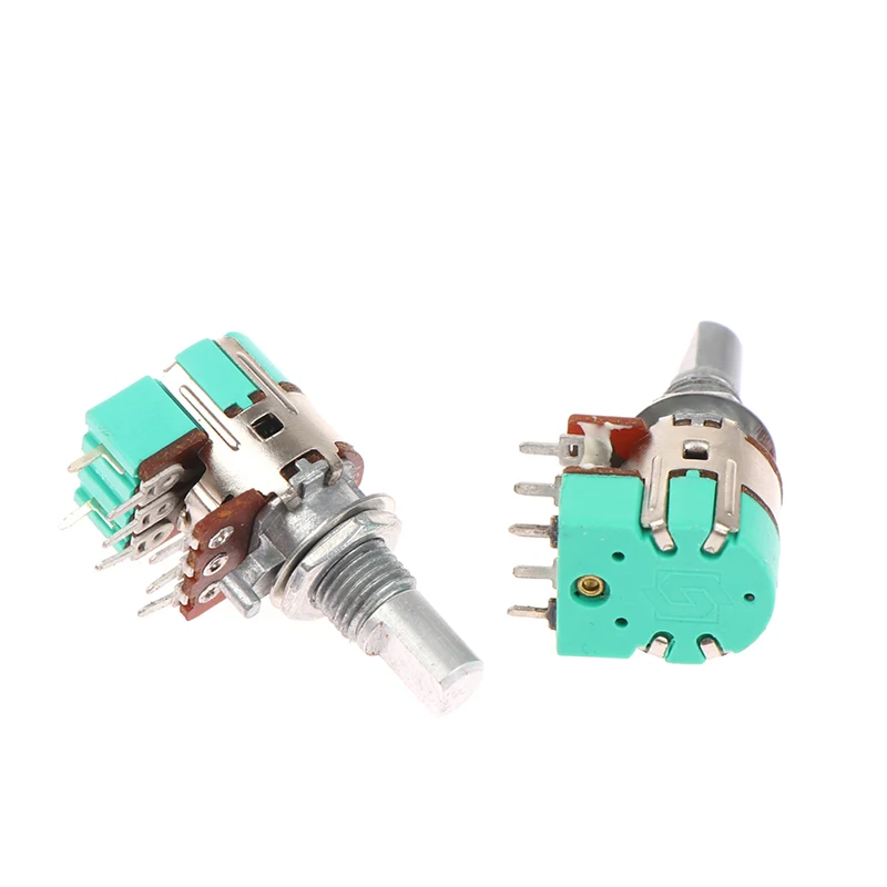 H120 Stereo Channel With Switch A50K A10K 15mm Half Shaft Volume ...
