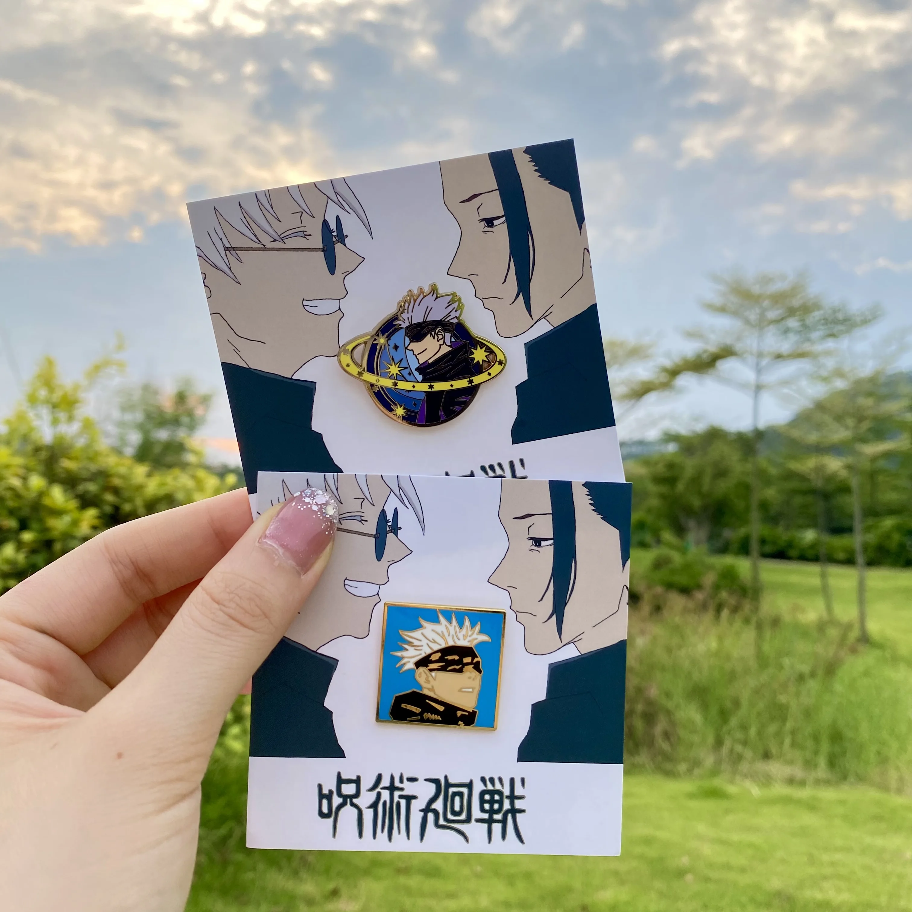 JUJUTSU-KAISEN-sezon-2-emaye-rozetleri-Anime-Metal-bro-lar-Gojo-Satoru ...