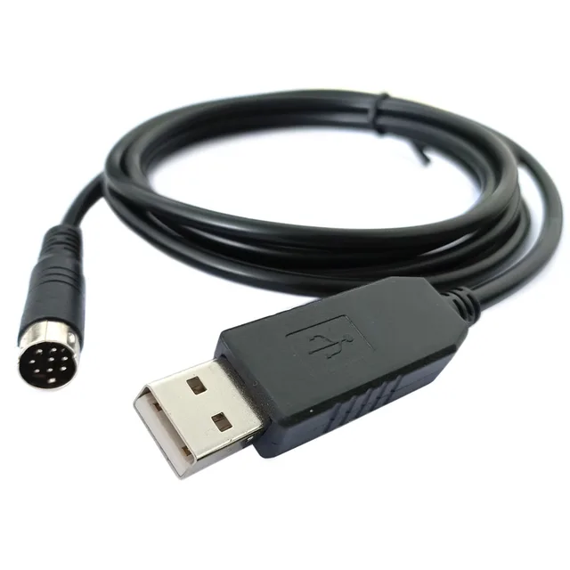 PLC programming Cable 1761-cbl-pm02 FTDI USB RS232 to mini DIN 8P ...