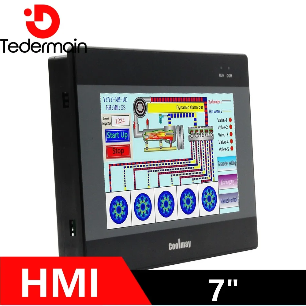 Coolmay 7 zoll HMI TK6070FH/HD Optional WIFI 800*480 auflösung farbe HMI touchscreen industrie ...