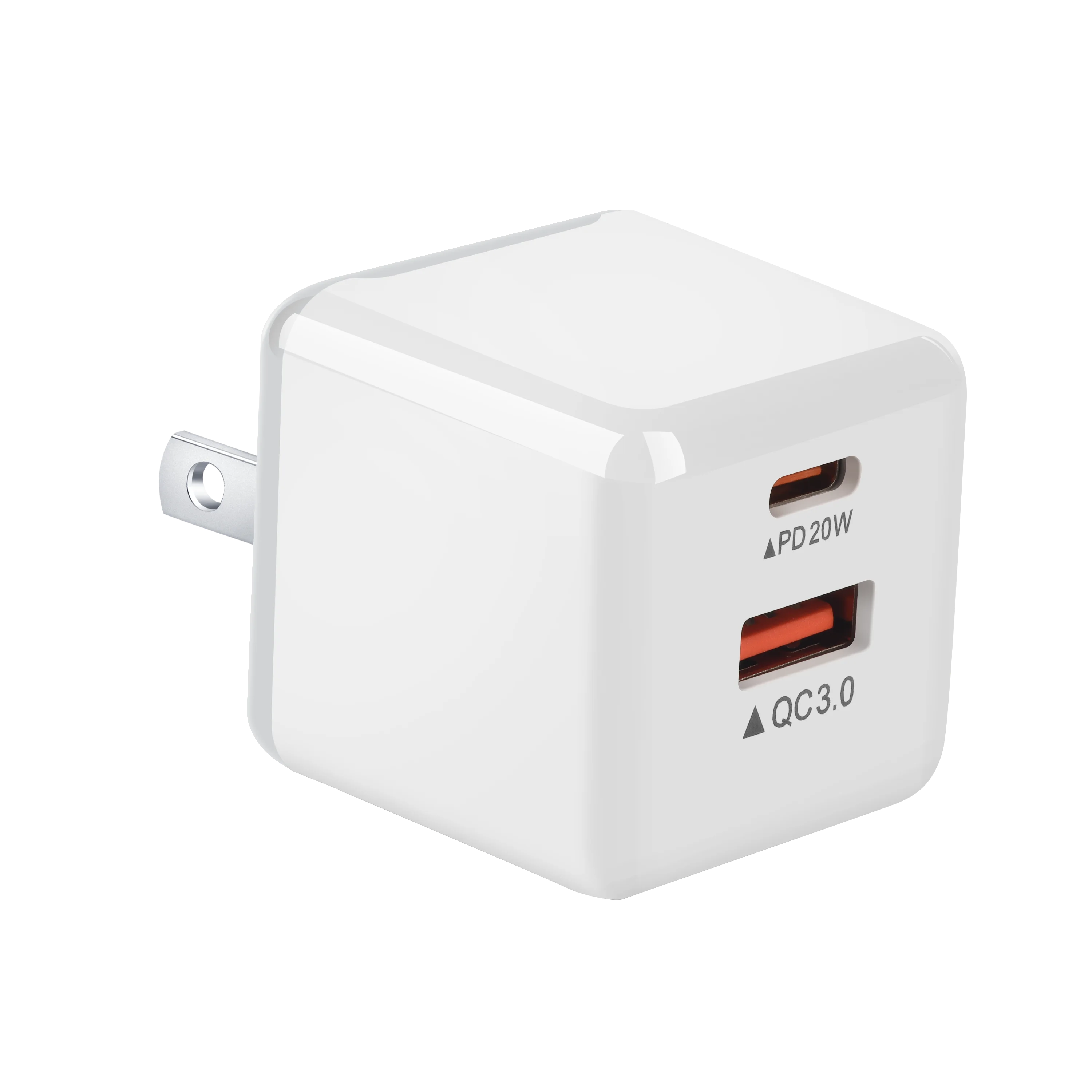 USB-C-Wall-Charger-Block-20W-2-Pack-Dual-Port-PD-Power-Delivery-Fast ...