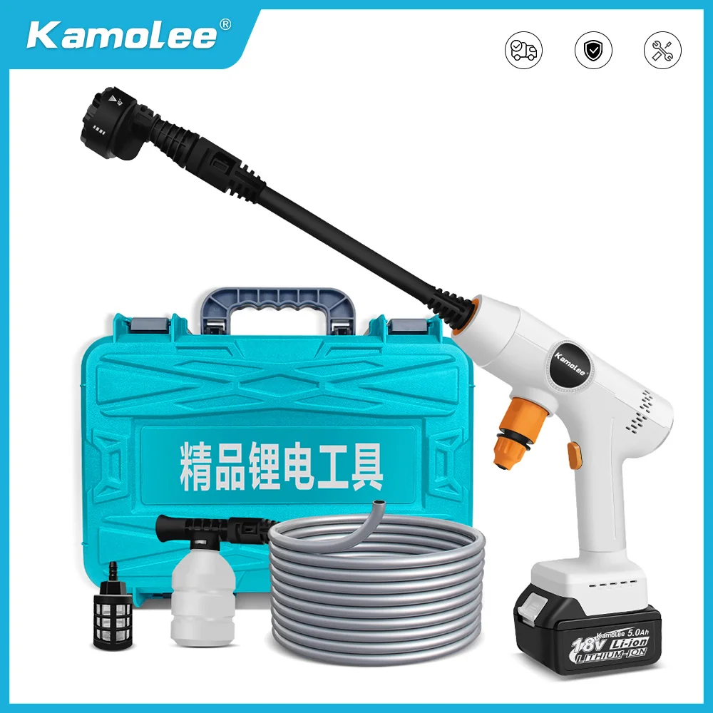 Kamolee-70-Bar-Cordless-Electric-High-Pressure-Washer-Rechargeable-Auto ...
