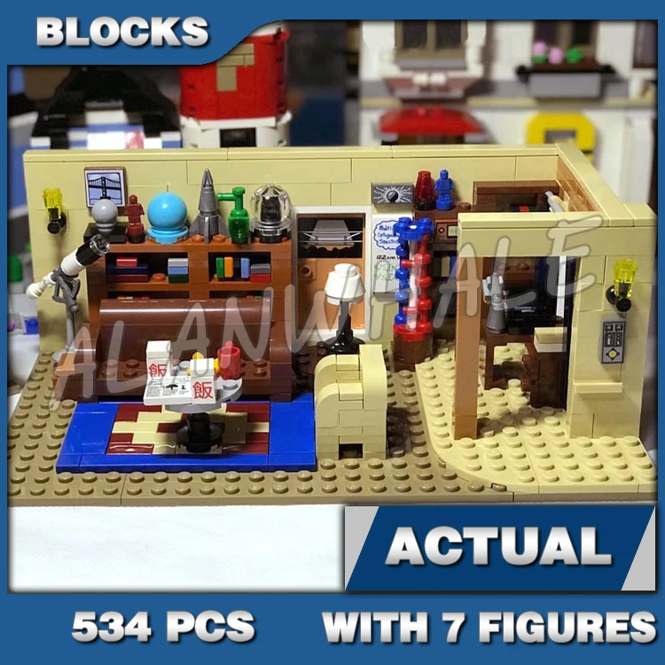 The-Big-Bang-Theory-Building-Blocks-Set-TV-e-Drama-dos-EUA-Modelo-Sala ...