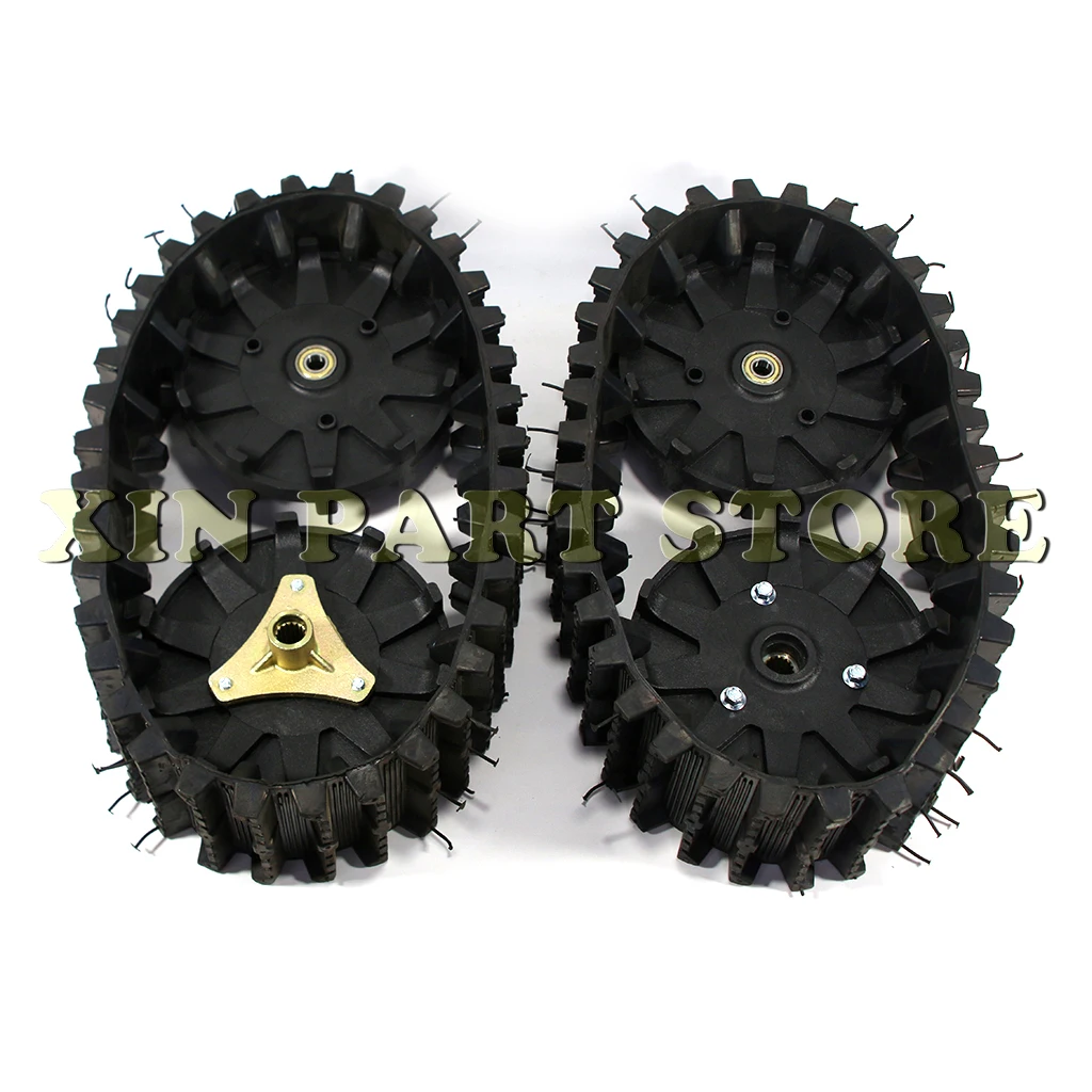 Snow-Rubber-Track-Tracks-Drive-Wheels-For-Buggy-Quad-Go-Kart-Karting ...