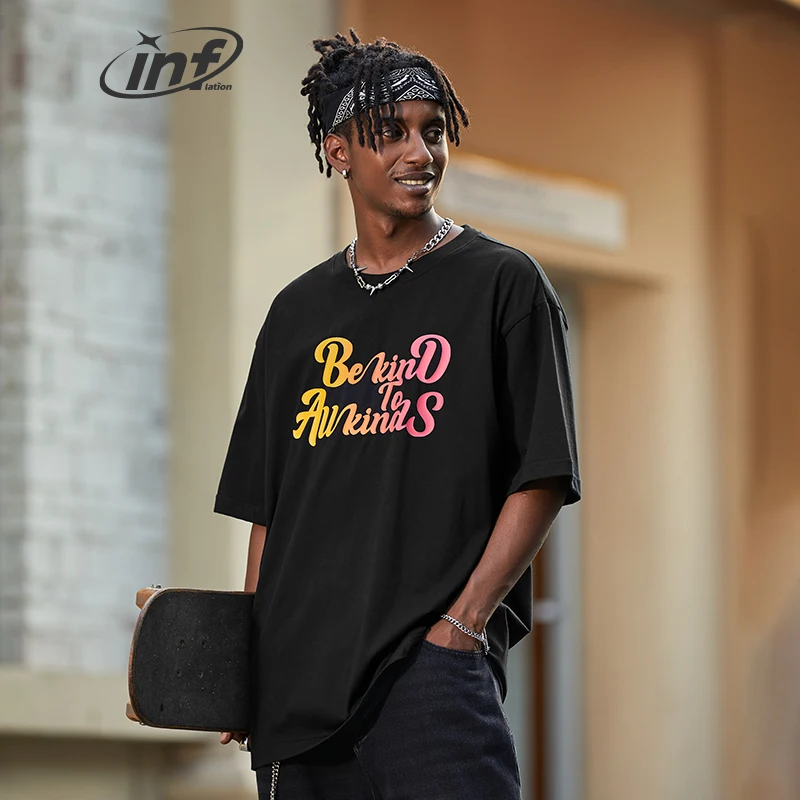 INFLATION-Streetwear-Oversized-T-shirts-Unisex-High-Street-Colorful ...