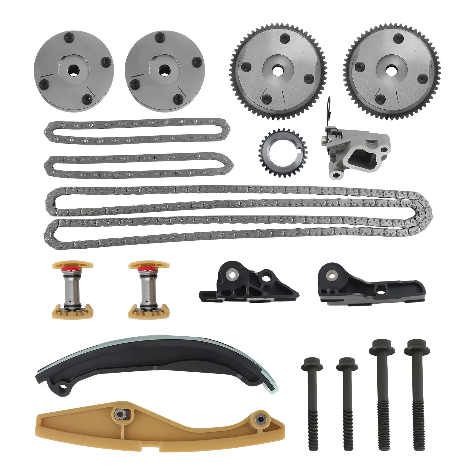 Timing Chain Kit Timing Guide Tensioner for Ford Edge 3.5L/ 3.7L 2011 ...