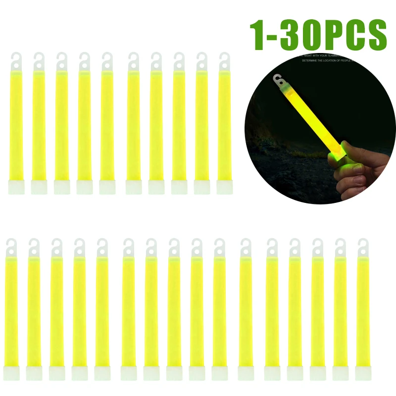 6 inch Survival Kit Light Military Glow Sticks with Hook for Hiking ...