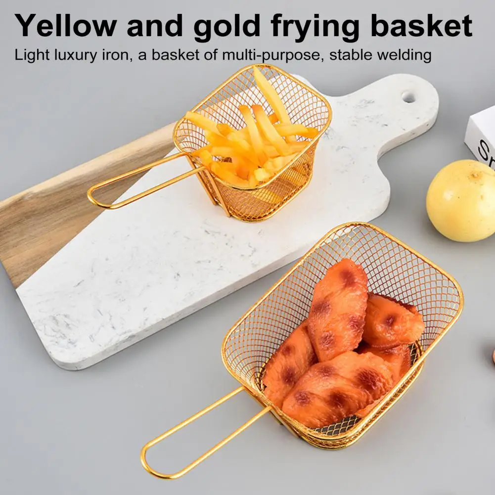 Retro-Style-Fry-Basket-Fry-Basket-for-Kitchen-Stainless-Steel-Fry ...