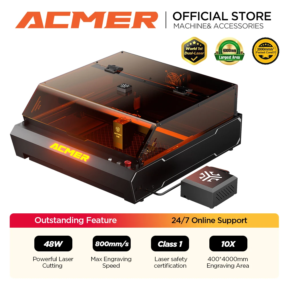 ACMER-P3-48W-laser-engraving-machine-red-and-blue-combined-light ...