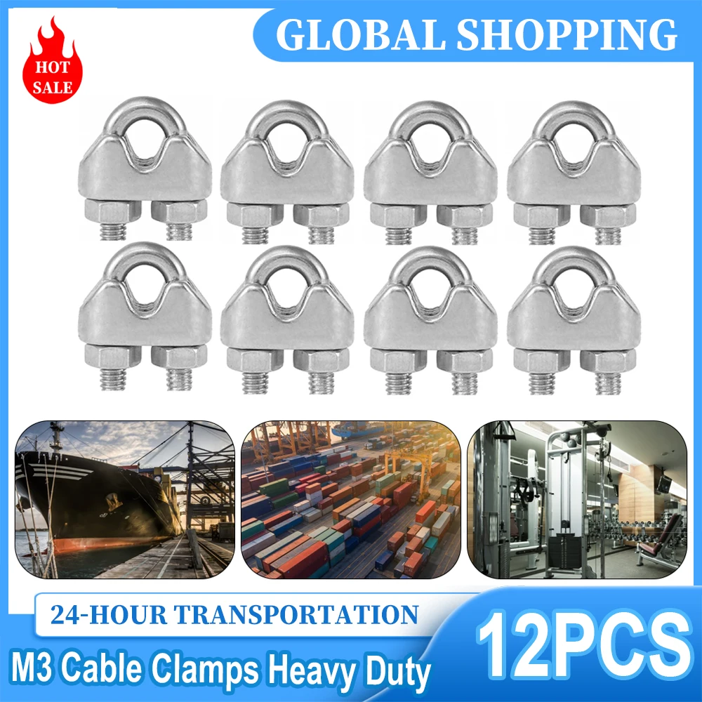 12pcs-M3-Cable-Clamps-Heavy-Duty-3mm-Wire-Rope-Sleeve-304-Stainless ...