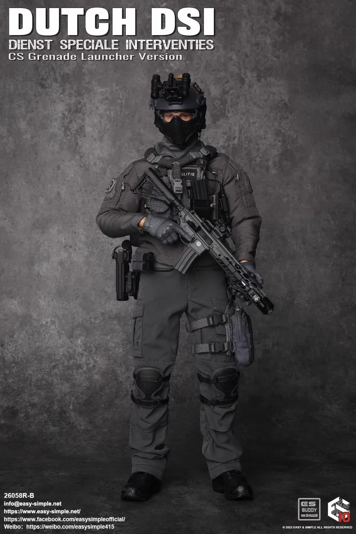 Easy-Simple-ES-26058R-1-6-Soldier-DUTCH-DSI-DIENST-SPECIALE ...