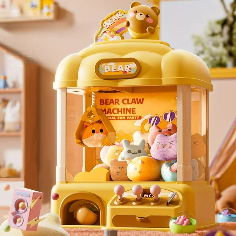Kids-Clip-Doll-Claw-Machine-Mini-Doll-Grabber-Claw-Arcade-Crane-Machine ...