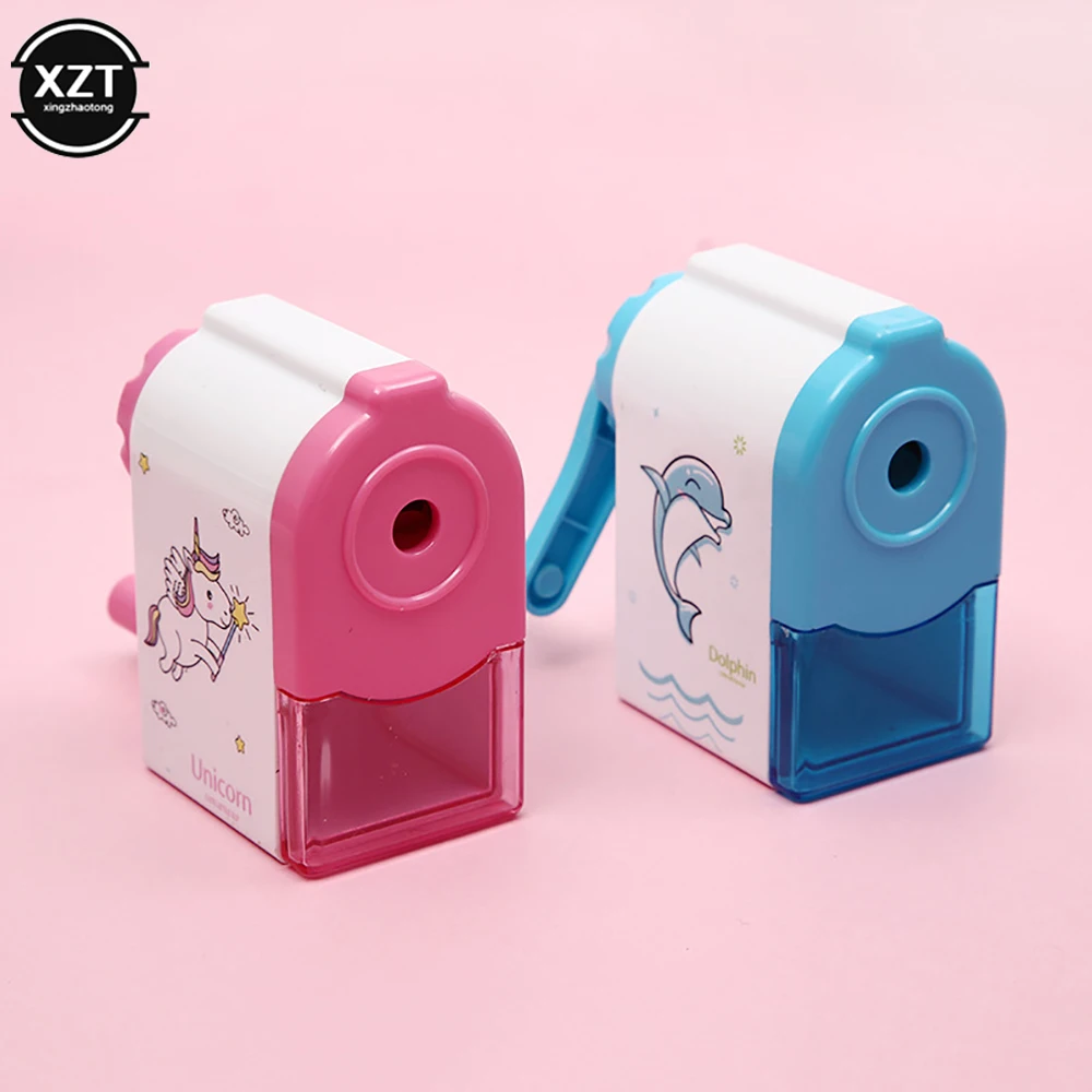 Lovely-Cartoon-Mechanical-Hand-Crank-Sharpener-for-Pencil-School-Office ...