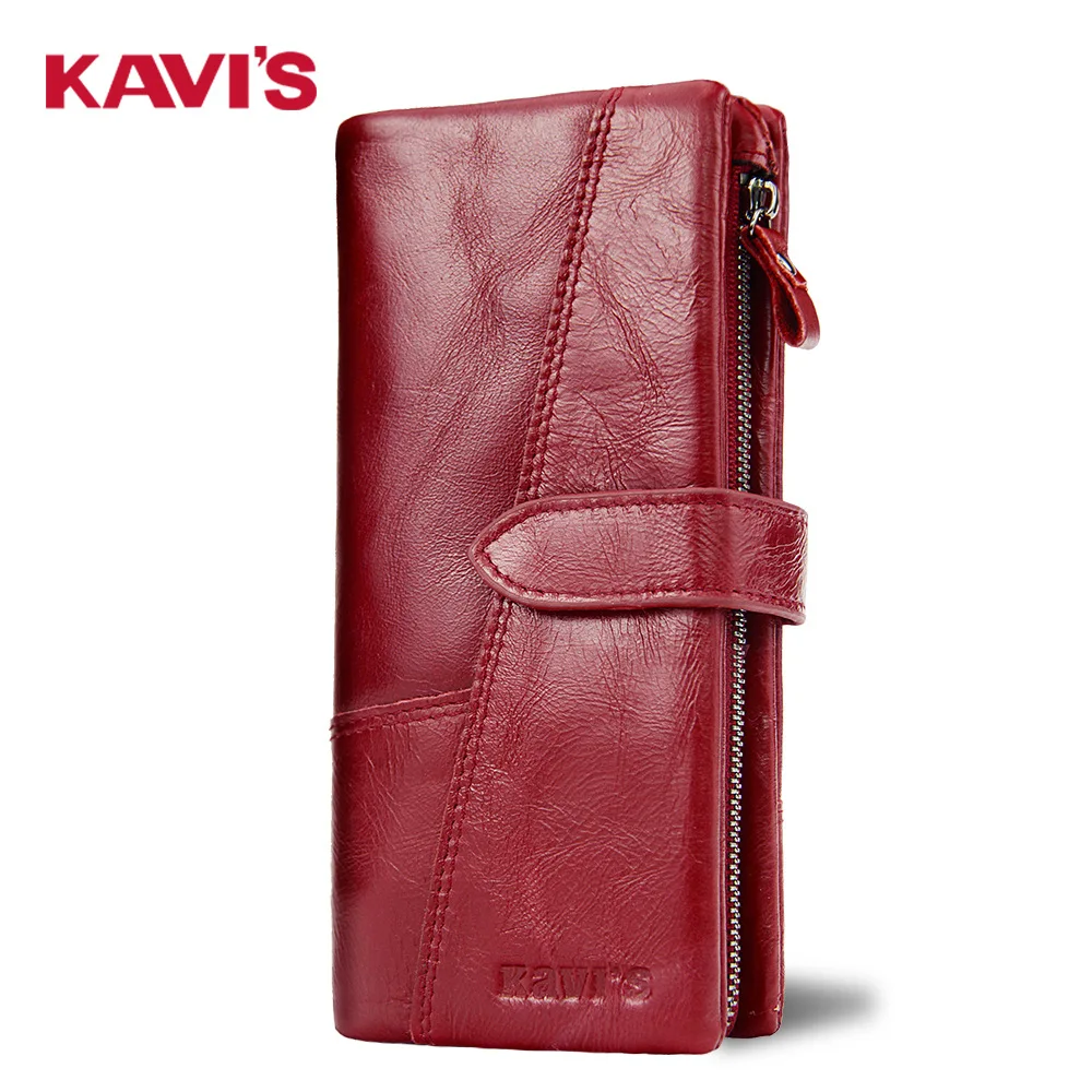 KAVIS-Genuine-Leather-Unisex-Wallet-Fashion-Coin-Purse-For-Ladies-Women ...