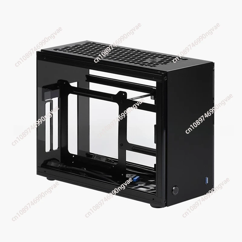 Caixa transparente ITX refrigerada a água GEEEK A60S Mini A4 SFX 240 ...