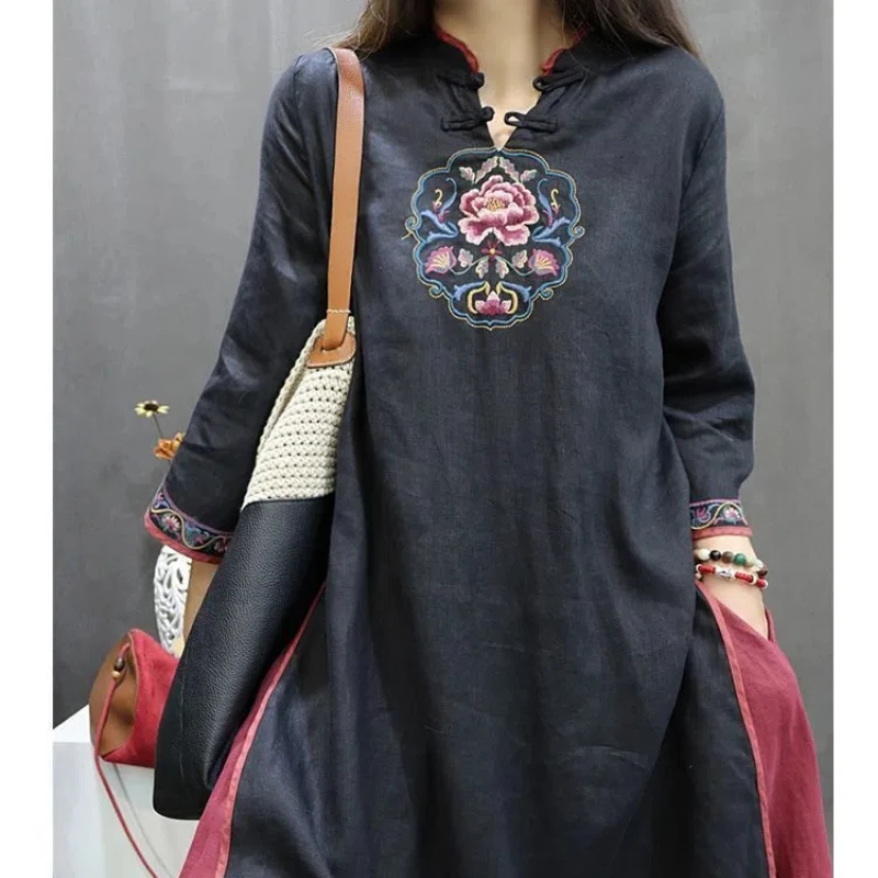 2024-Women-s-Summer-Cotton-and-Hemp-Chinese-Literary-Retro-Pan-Button ...