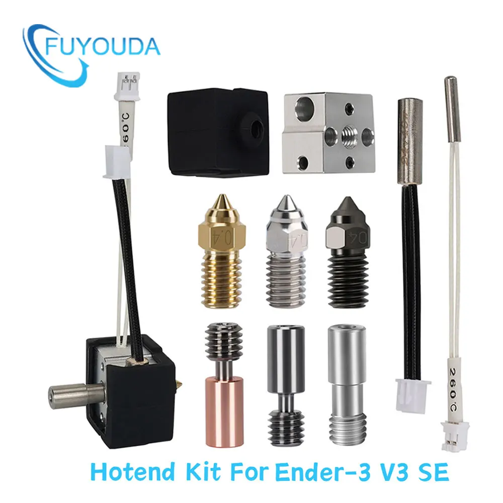 For-Creality-Ender-3-V3-SE-Hotend-Kit-3D-Printer-Parts-Temperature ...