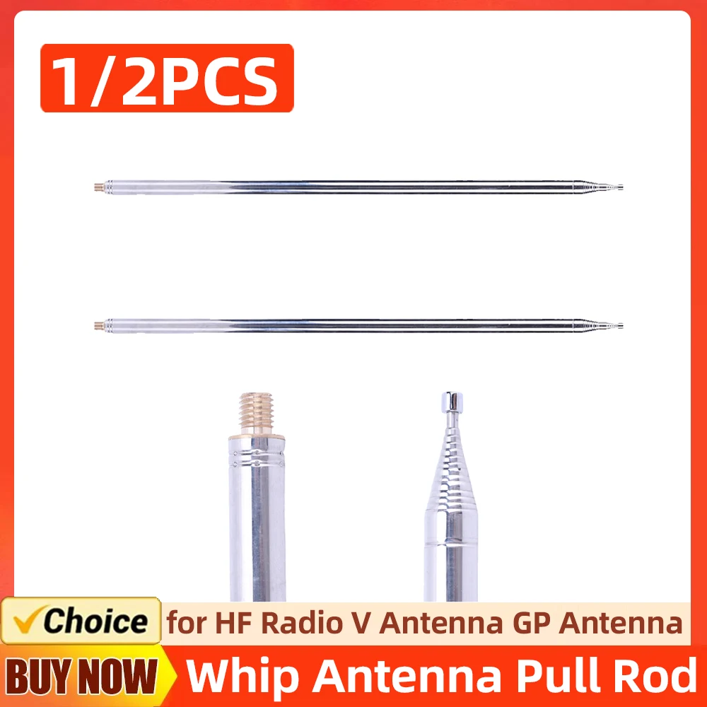1-2PCS-5-6M-Stainless-Steel-Whip-Antenna-Pull-Rod-DIY-Telescopic-Whips ...
