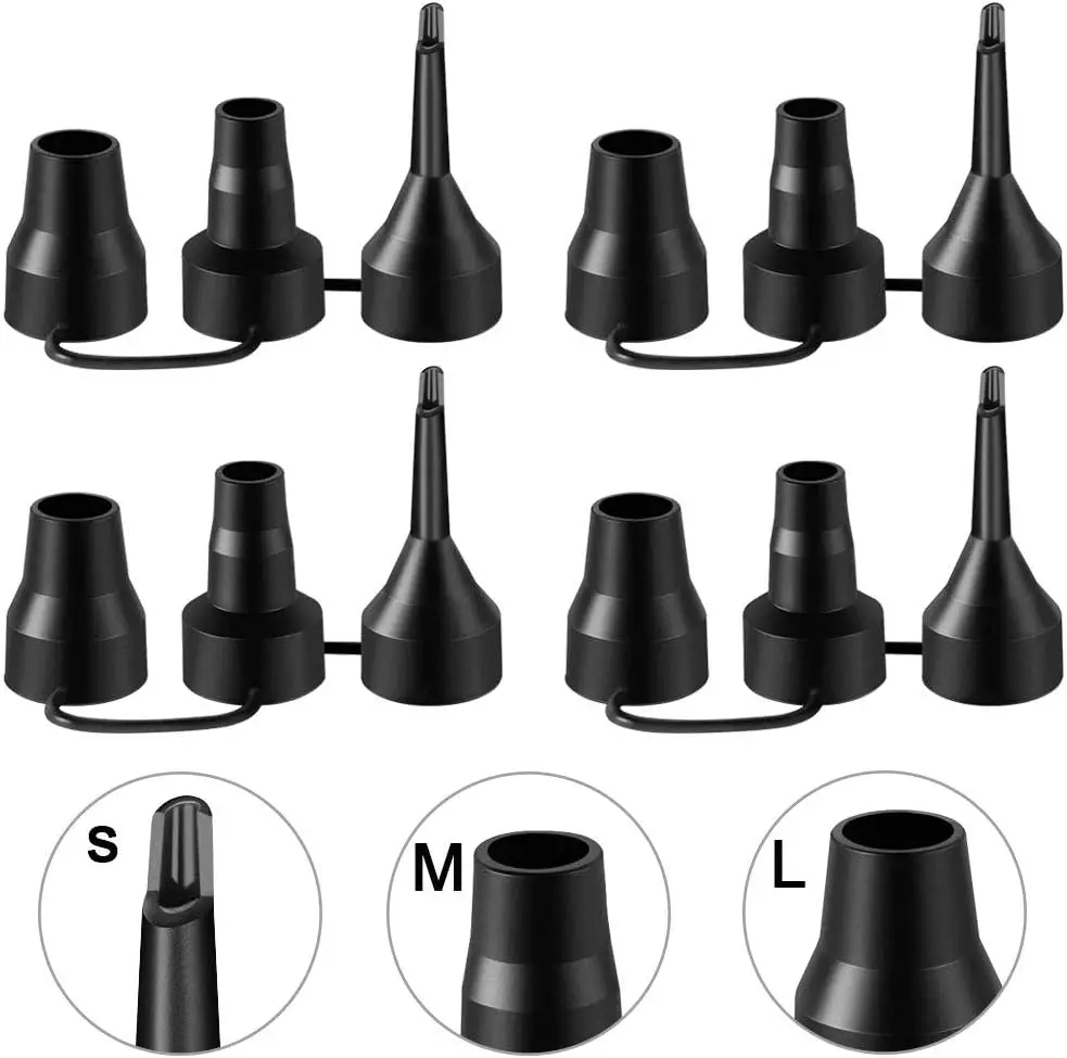 Air-Pump-Replacement-Nozzles-3-Sizes-Plastic-Nozzle-Head-Air-Inflator ...
