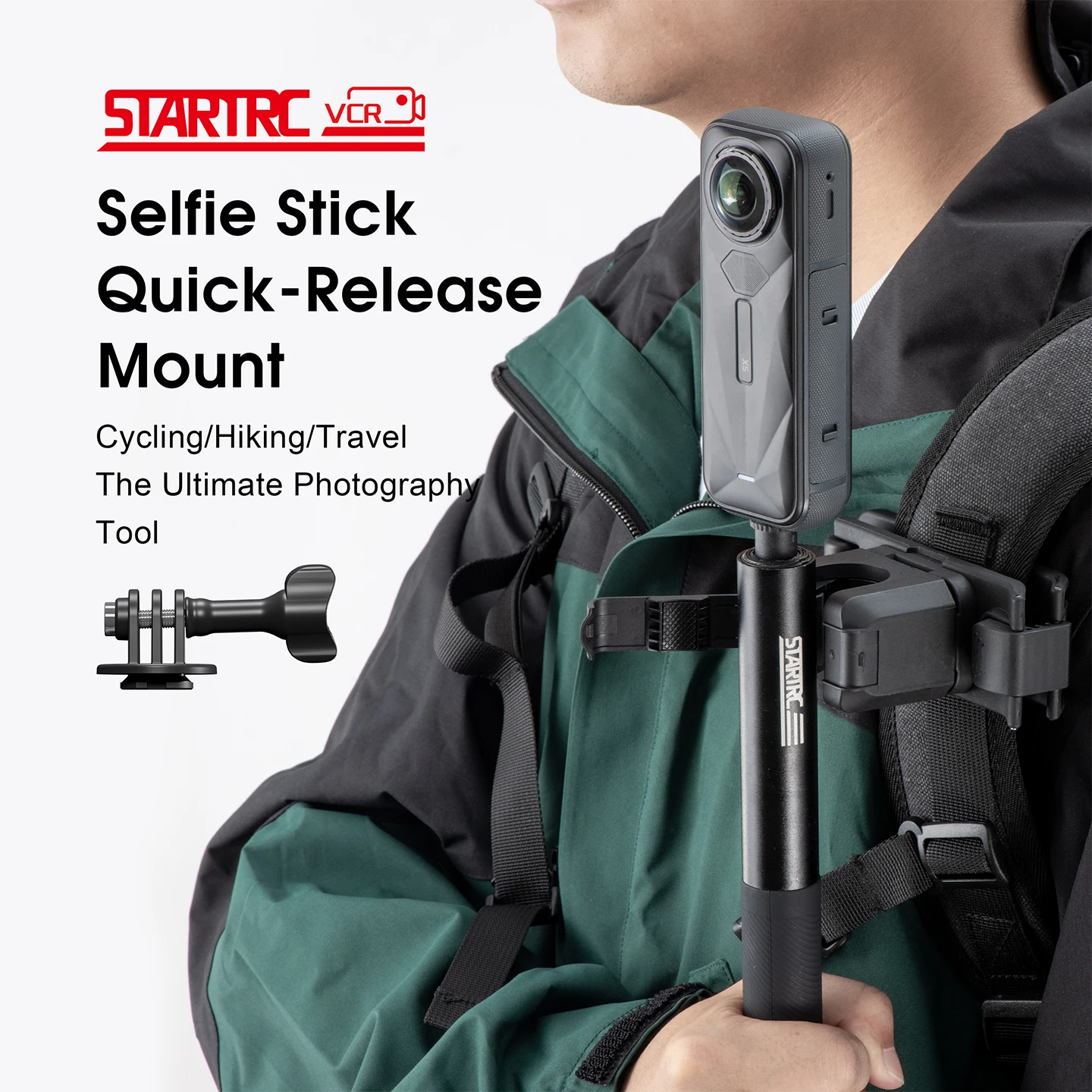 Backpack Clip Clamp for Insta360 X5 X4 X3/DJI Osmo Nano Action 6 5 4 ...