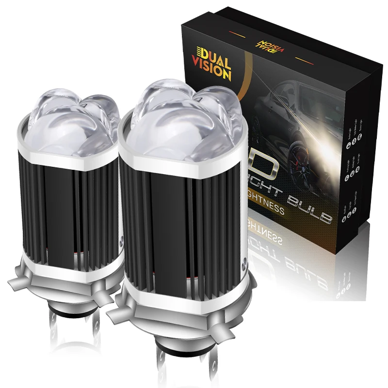Dualvision-5D-H4-Bi-LED-Mini-Projector-Lens-Car-Bulb-Canbus-Auto ...