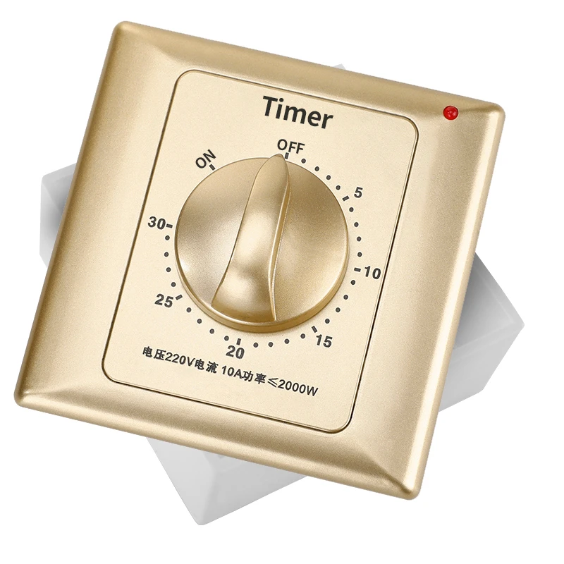 機械式ポンプとタイマー付きスイッチ,220V,10A,オン/オフインジケーター付きスイッチパネル,5個|スイッチ| - AliExpress