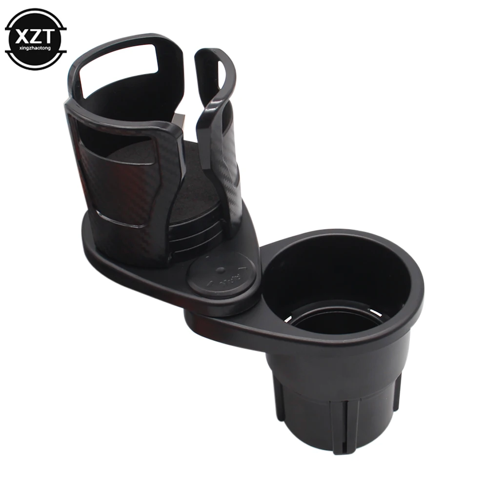PORTE BOISSON,carbon black--Porte gobelet de voiture multifonction 2 en ...