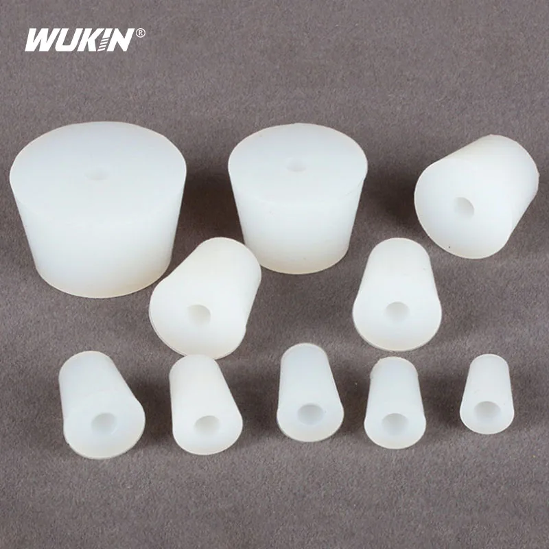 1PC-Silicone-Plug-With-Hole-High-Temperature-Acid-Alkali-Resistance ...
